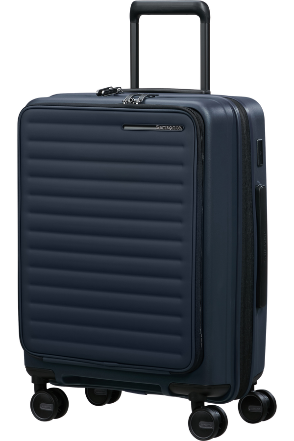 Restackd Spinner expandable (4 wheels) 55cm Blue | Samsonite Ireland